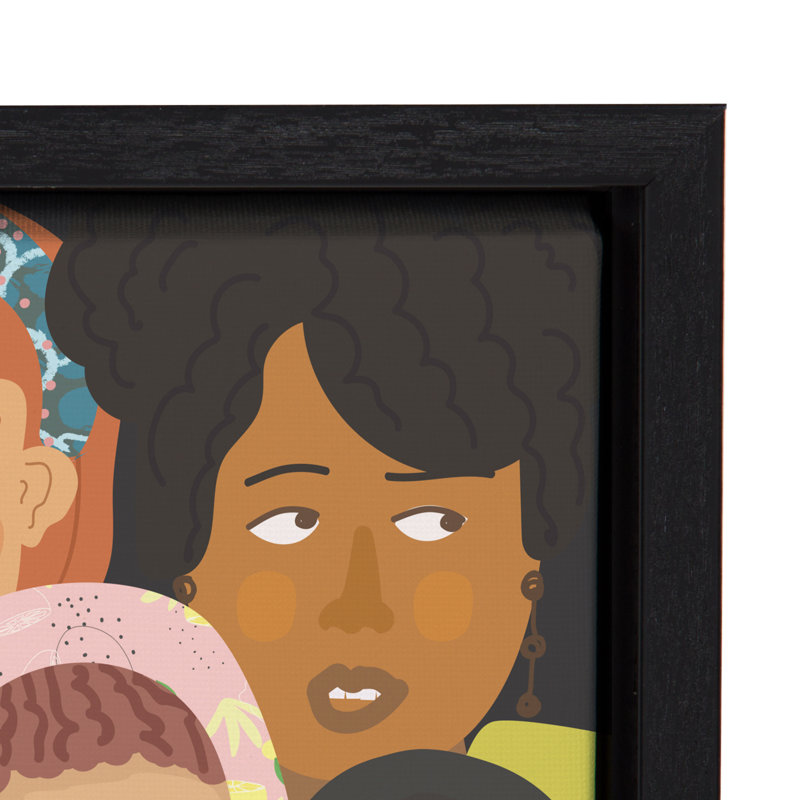 Red Barrel Studio® Black People United Framed On Canvas by Queenbe ...