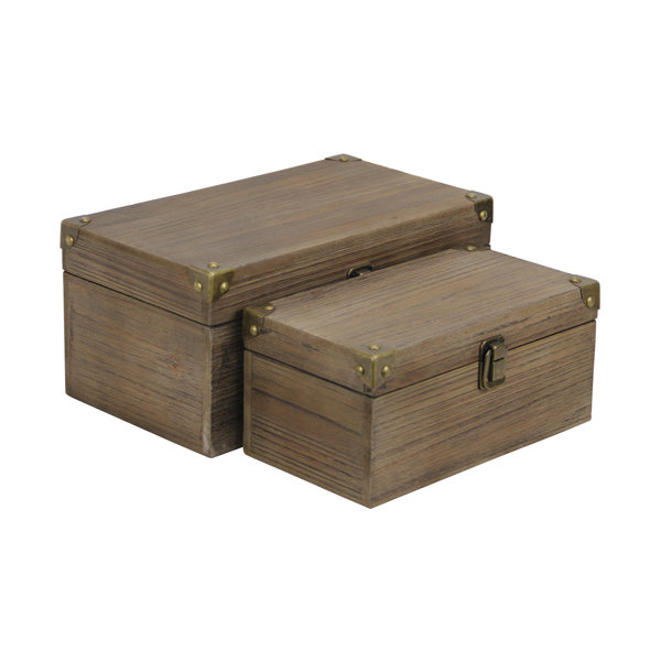 August Grove® 2 Piece Decorative Box Set & Reviews | Wayfair