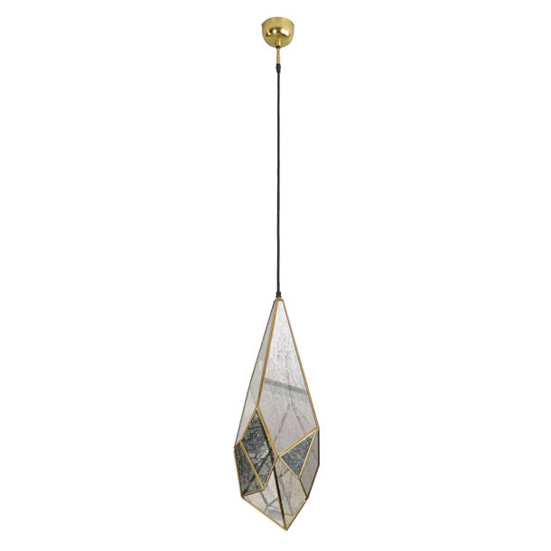 Stanton Gray Maxine Abstract Metallic Wallpaper Roll | Perigold