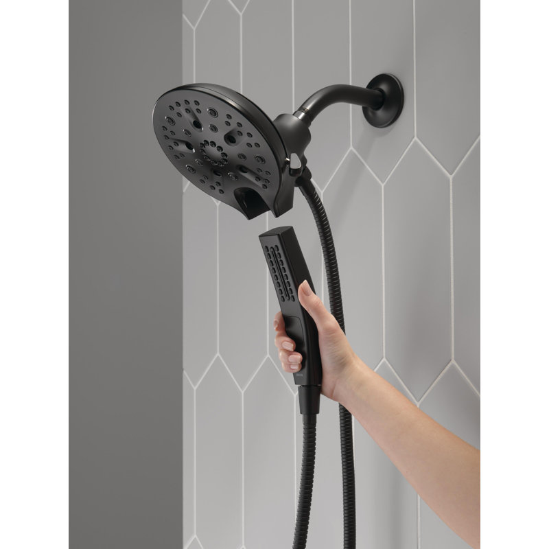 Delta Multi Function Dual Shower Head with H2OKinetic Technology ...
