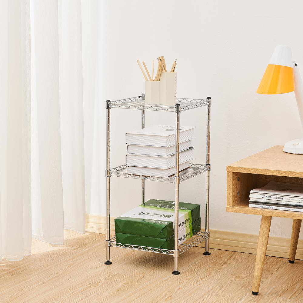 Rebrilliant 3-Tier Steel Wire Shelving Tower & Reviews | Wayfair