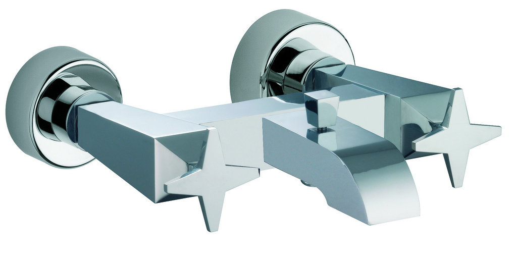 Fima by Nameeks Mp1 Double Wall Mounted Tub Spout Trim with Diverter ...