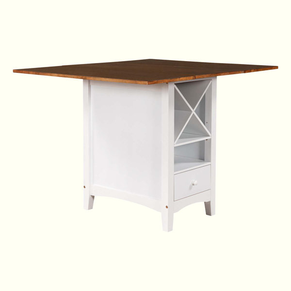 Red Barrel Studio® Orionna Counter Height Drop Leaf Dining Table | Wayfair