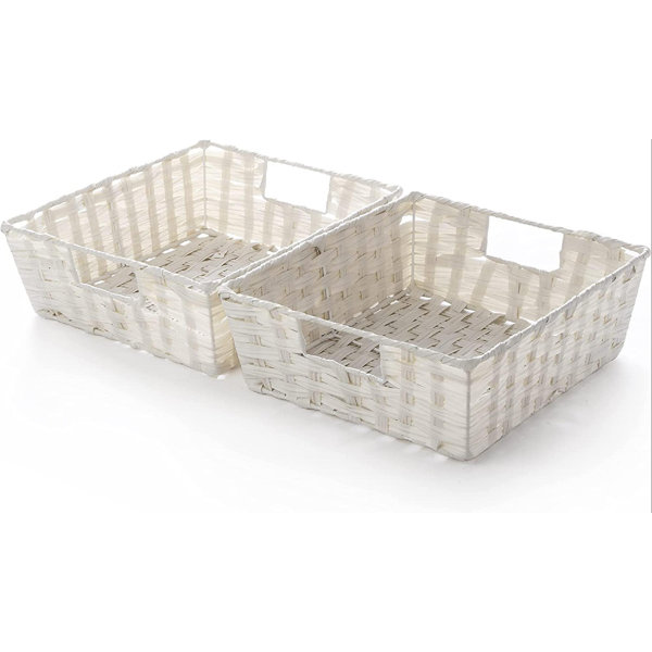 Ebern Designs Plastic Basket Set | Wayfair