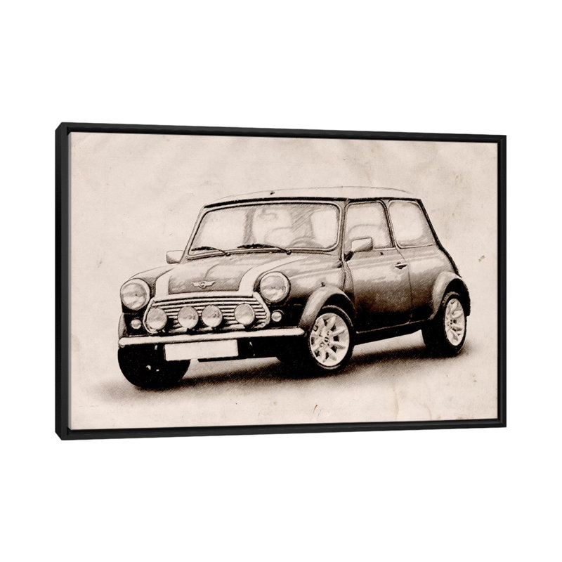 Ebern Designs Karlskrona Mini Cooper Sketch by Michael Tompsett ...