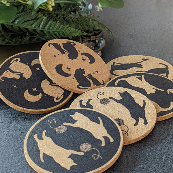 Cat-coasters | Wayfair