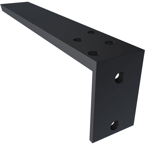 PCI Enterprises Hidden Support Steel Heavy Duty Bracket W/ Back Plate ...