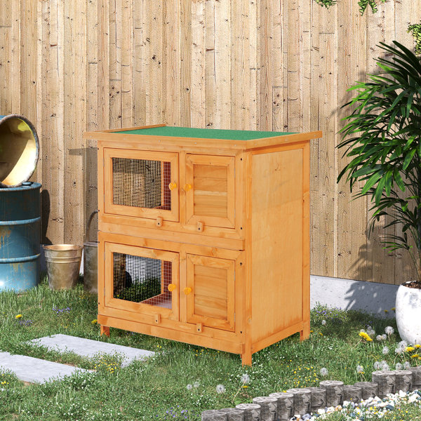 Archie & Oscar Weather Resistant Rabbit Hutch & Reviews | Wayfair.co.uk