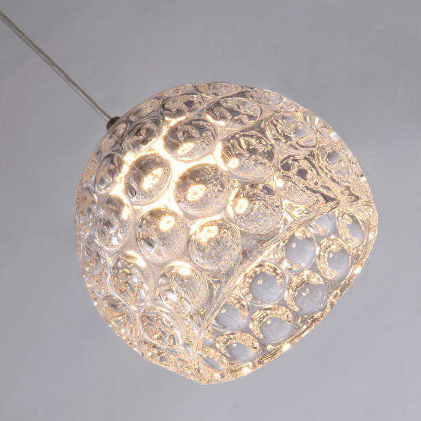 Orren Ellis Bristow 3-Light Cluster Dome LED Pendant & Reviews | Wayfair