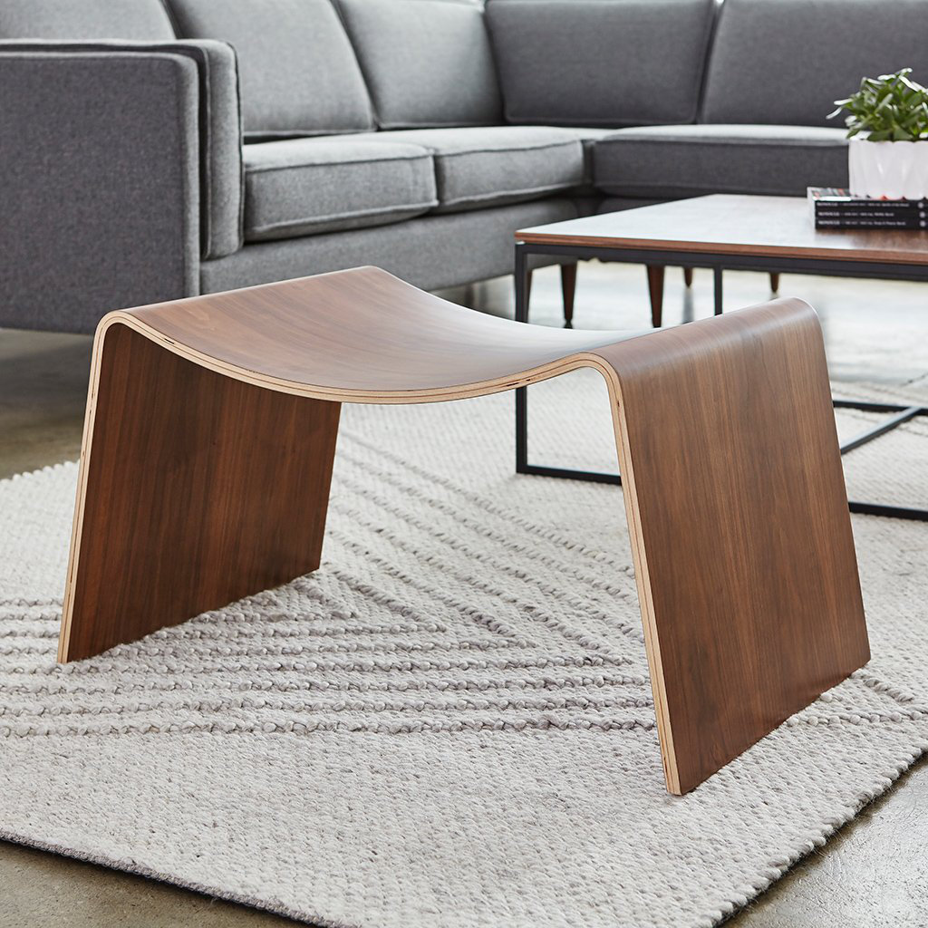 Gus Modern Wave Stool & Reviews | Wayfair