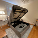 Brayden Studio® Morphis Upholstered Storage Bed & Reviews | Wayfair