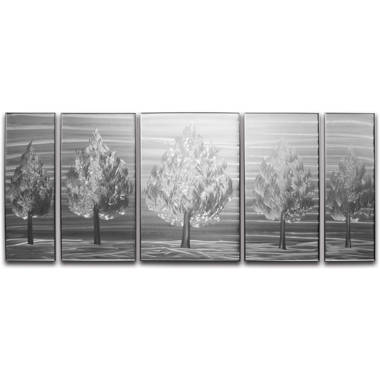 August Grove® Metal Tree Wall Deco | Wayfair