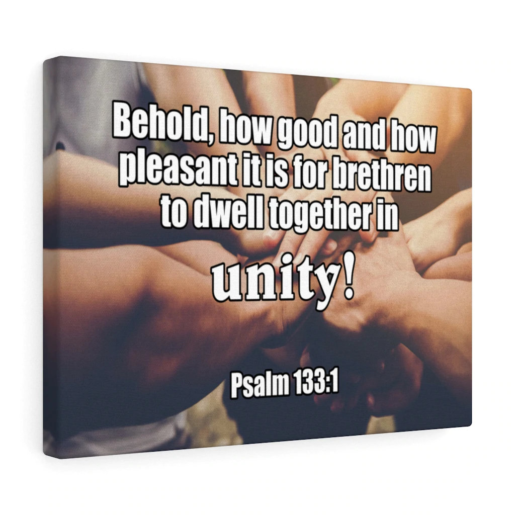 Express Your Love Gifts Unity Psalm 133:1 Christian Wall Art Bible ...