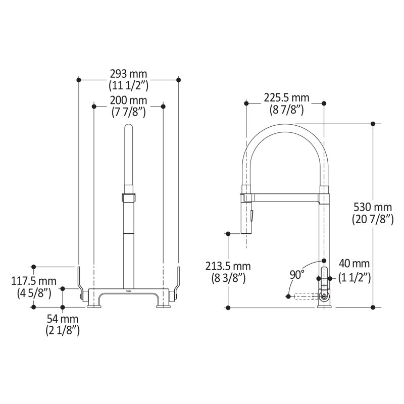 Kalia Skyridge Pull Down Kitchen Faucet | Wayfair