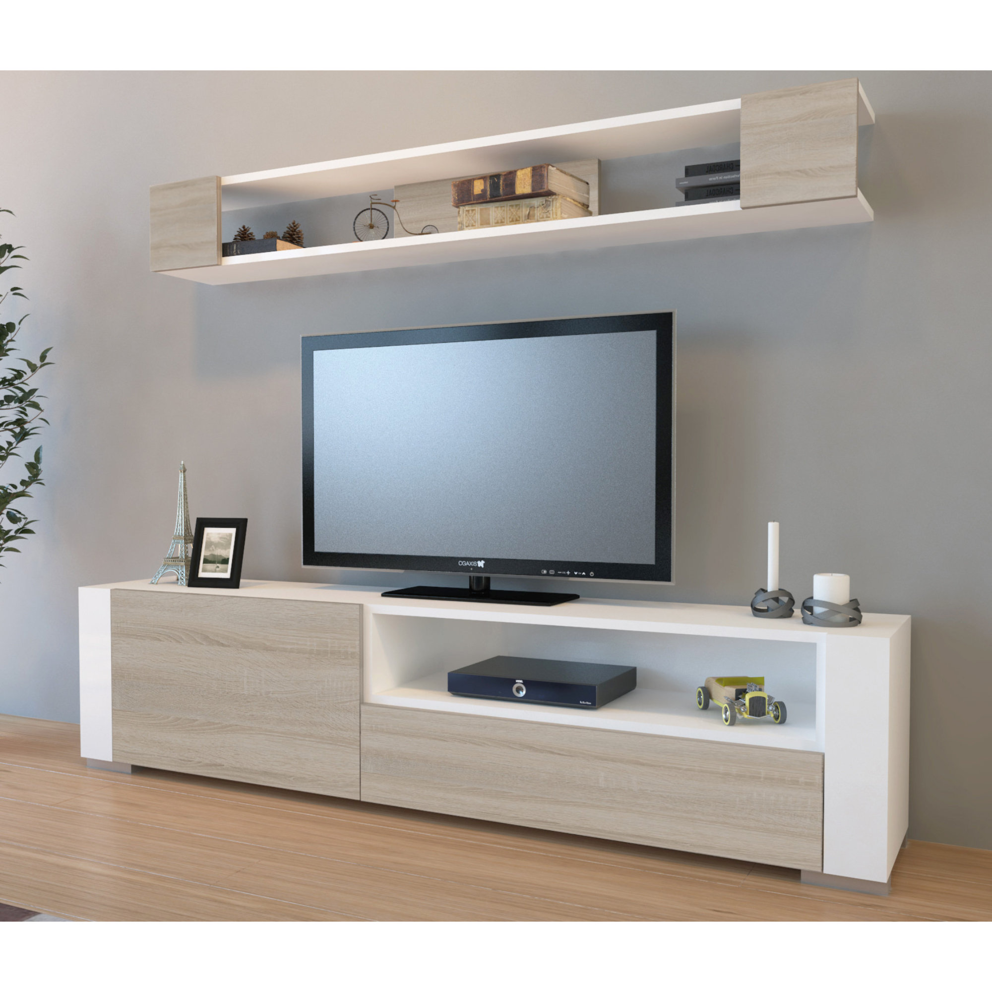 East Urban Home Entertainment Center for TVs up to 60" | Wayfair