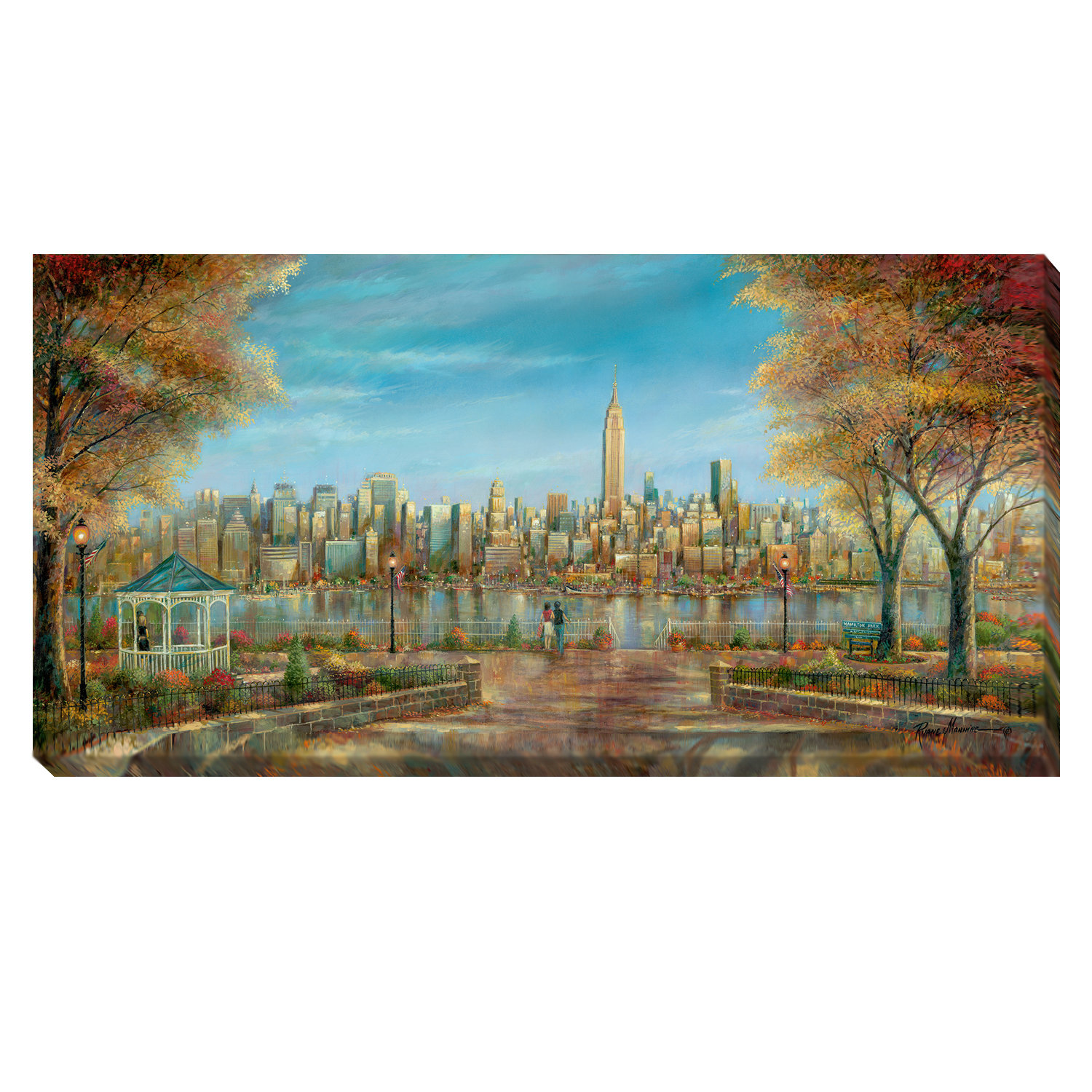 Artistic Home Gallery New York View by Ruane Manning - Wrapped Canvas ...