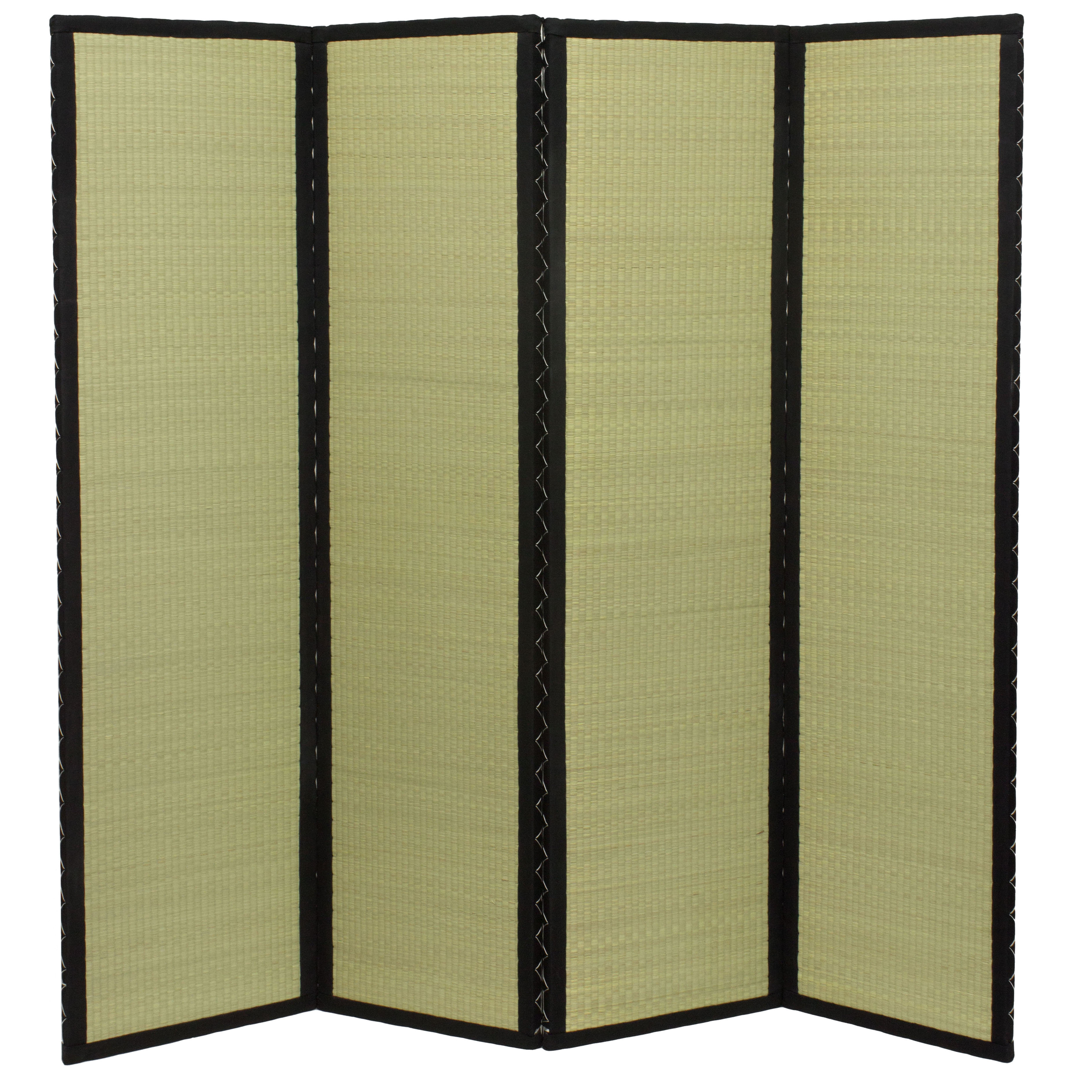 World Menagerie Christofor - 4-Panel Tatami Folding Room Divider | Wayfair