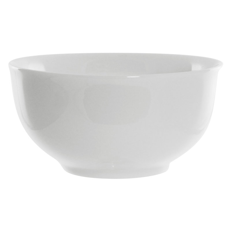 Ten Strawberry Street Classic White 12 oz. New Britain Small Rice Bowl ...