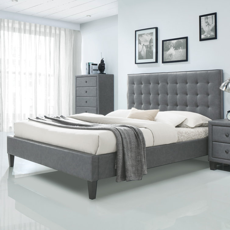 Brayden Studio® Pinder Upholstered Bed | Wayfair