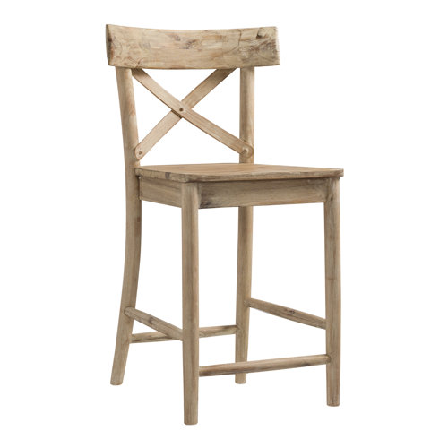 Sand & Stable Eugley Solid Wood Bar & Counter Stool & Reviews | Wayfair