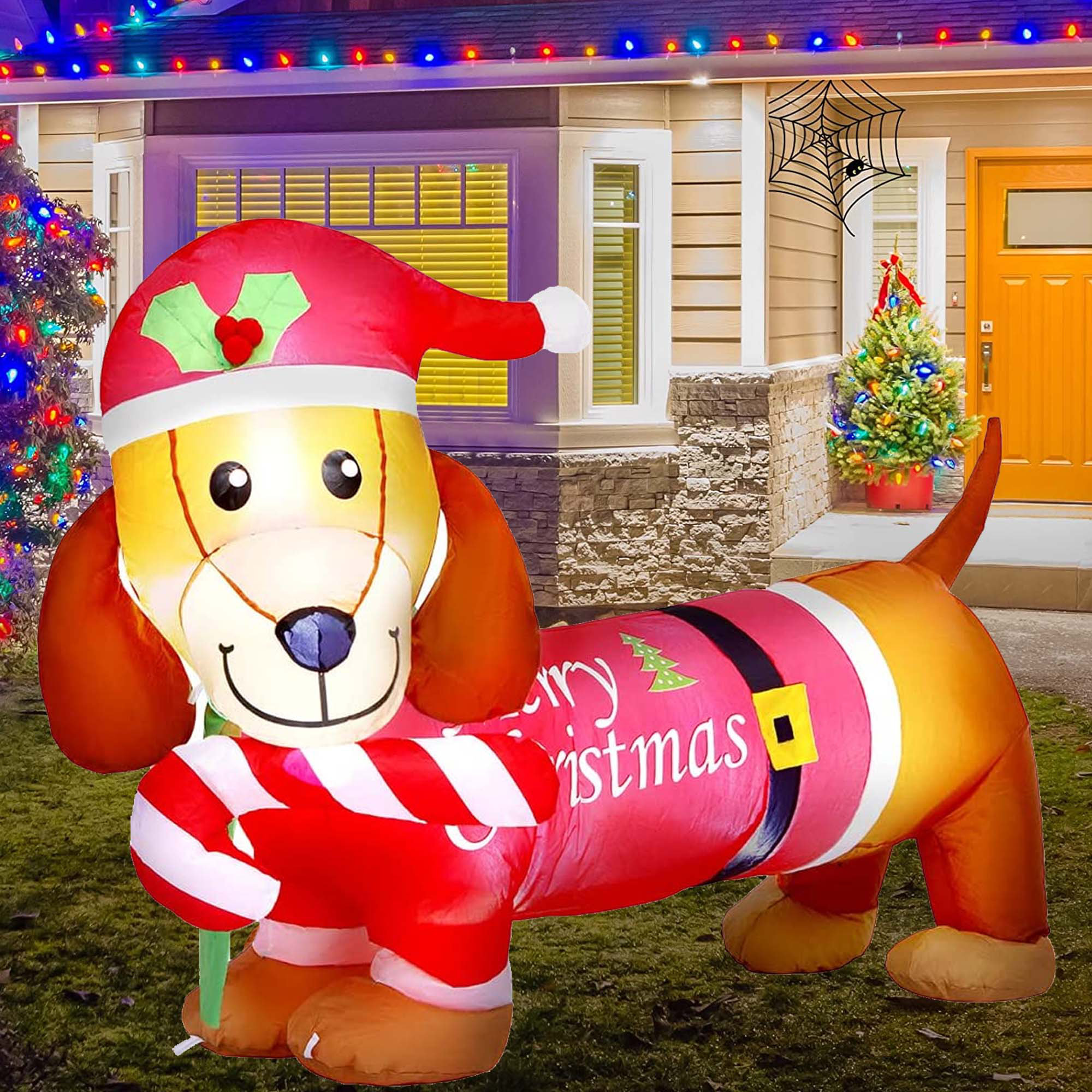 The Holiday Aisle® Dachshund Dog Inflatable | Wayfair