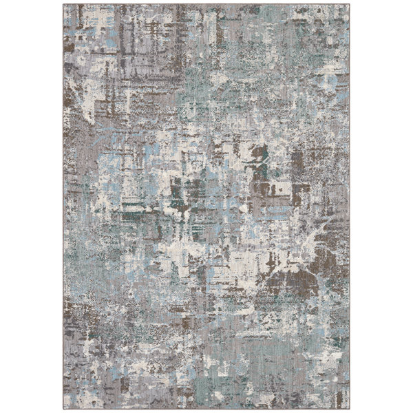 Karastan Enigma Metamorphic Abstract Beige/Gray Area Rug | Wayfair