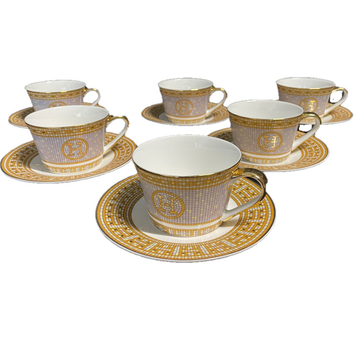 Astoria Grand Gilmour 17 Piece Bone China Tea Set | Wayfair