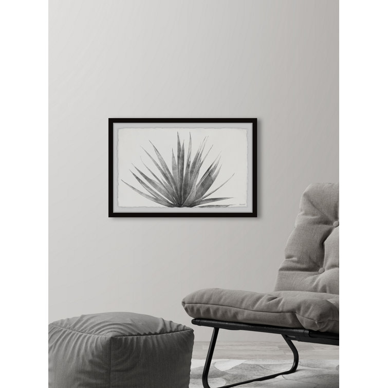 Bay Isle Home Blue Agave In Gray - Picture Frame Photograph | Wayfair