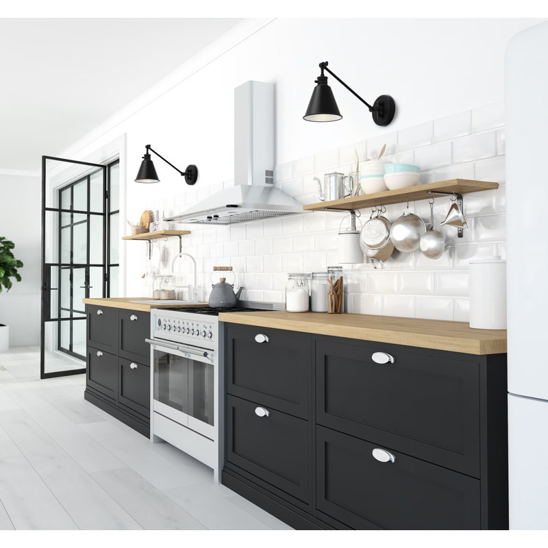 Longshore Tides Aleithia Steel Swing Arm Sconce | Wayfair