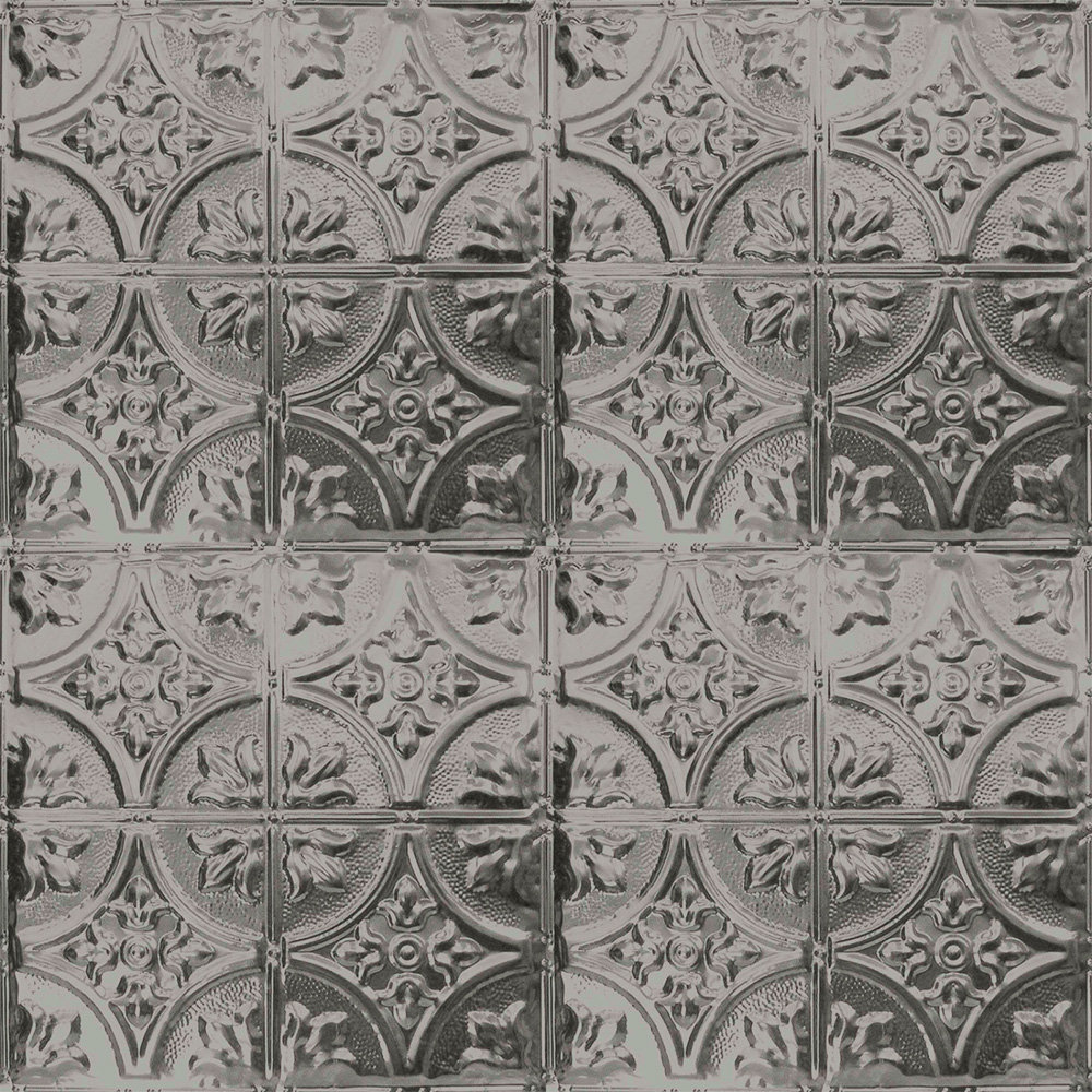American Tin Ceilings Pattern #2 24 x 24 inch Metal Tin Nail-Up Ceiling ...