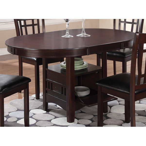 Lark Manor Guntersville Extendable Pedestal Dining Table & Reviews ...