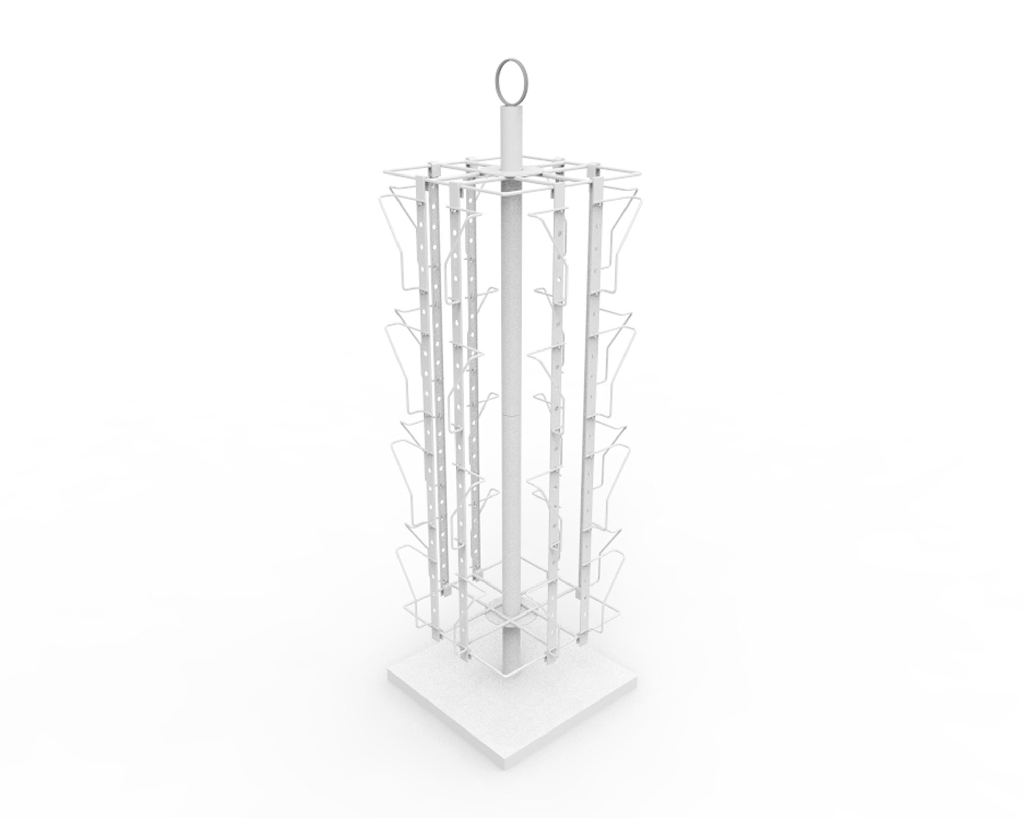 Inbox Zero 16 Adjustable Pockets Display Rack, Greeting Post Card ...