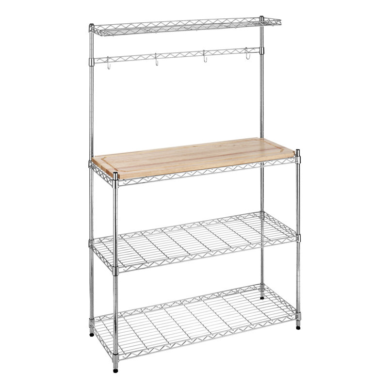 WFX Utility™ Quinton 36.25'' Chrome Standard Baker's Rack & Reviews ...