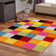 Isabelle & Max™ Bright Squared Geometric Red/Blue/Yellow Kids Area Rug ...