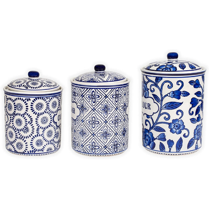 Alcott Hill® 3 Piece Kitchen Canister Set & Reviews | Wayfair