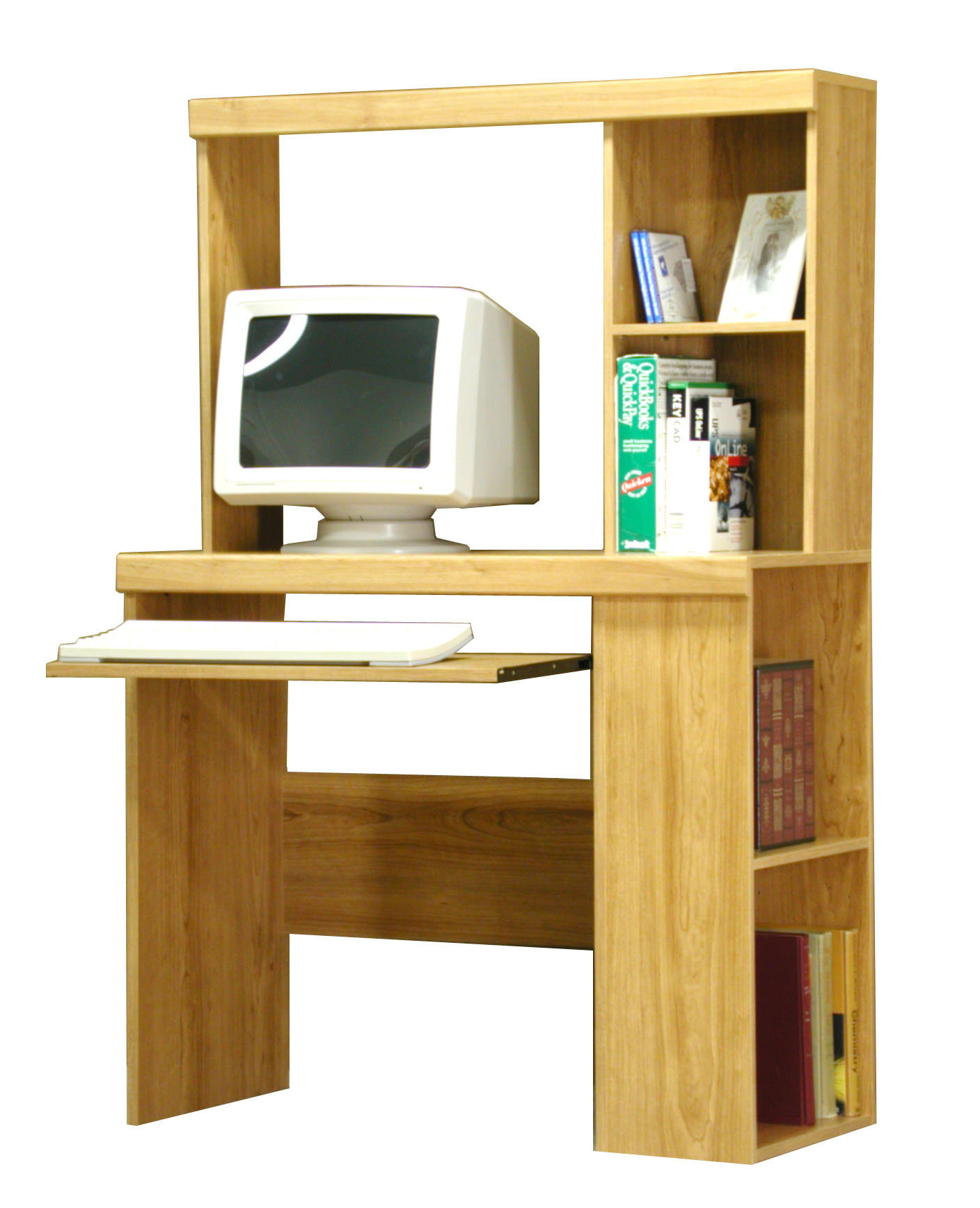 Red Barrel Studio® Ilsa Computer Desk with Hutch | Wayfair