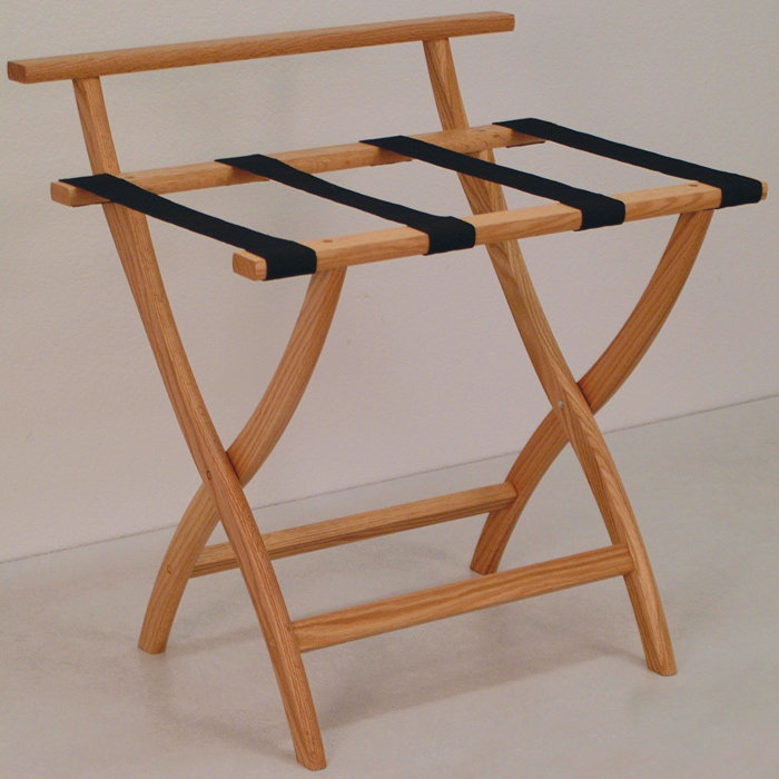 Wooden Mallet Wood Luggage Rack & Reviews | Wayfair