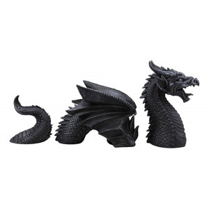 Trinx Swimming Castle Moat Mordor Dragon Lawn Garden Centerpiece Statue ...