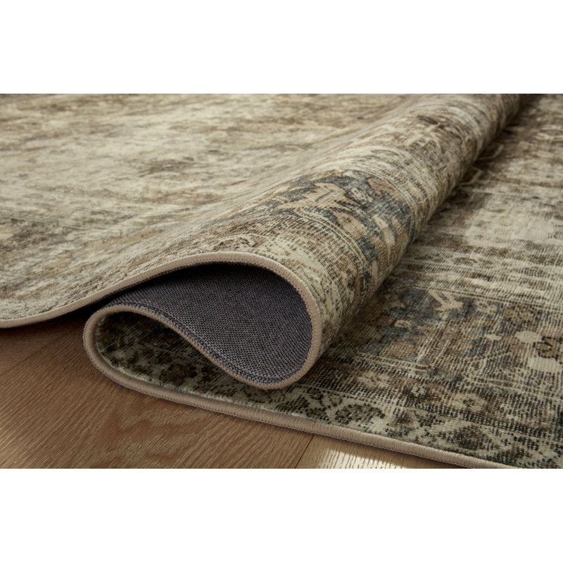 Magnolia Home By Joanna Gaines X Loloi Sinclair Machine Washable Pebble ...