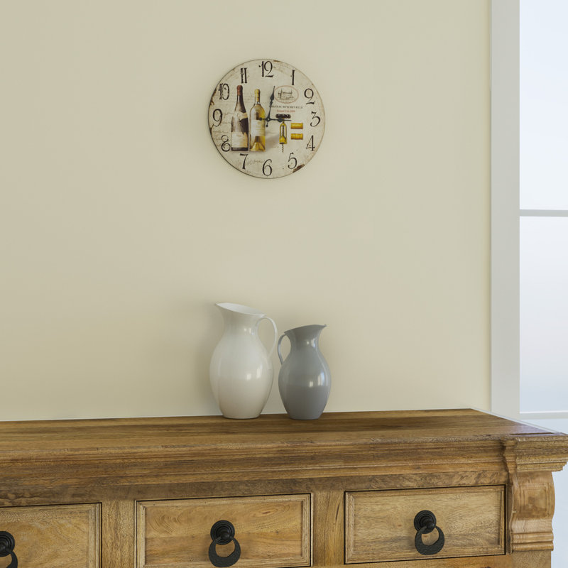 Fleur De Lis Living Cleo No Frame Wall Clock & Reviews | Wayfair