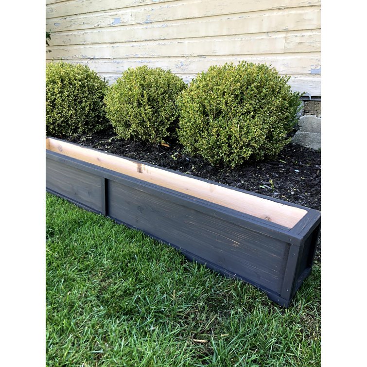 Gracie Oaks Rhem Wood Planter Box | Wayfair
