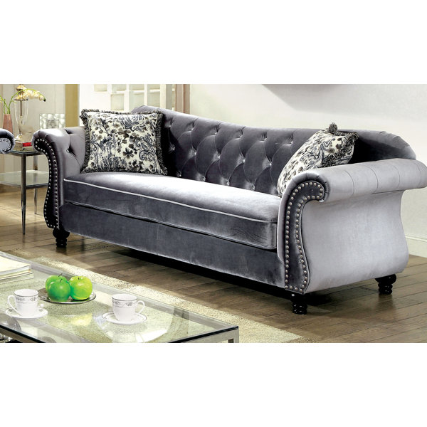 House of Hampton® Tabitha 91'' Upholstered Sofa & Reviews | Wayfair