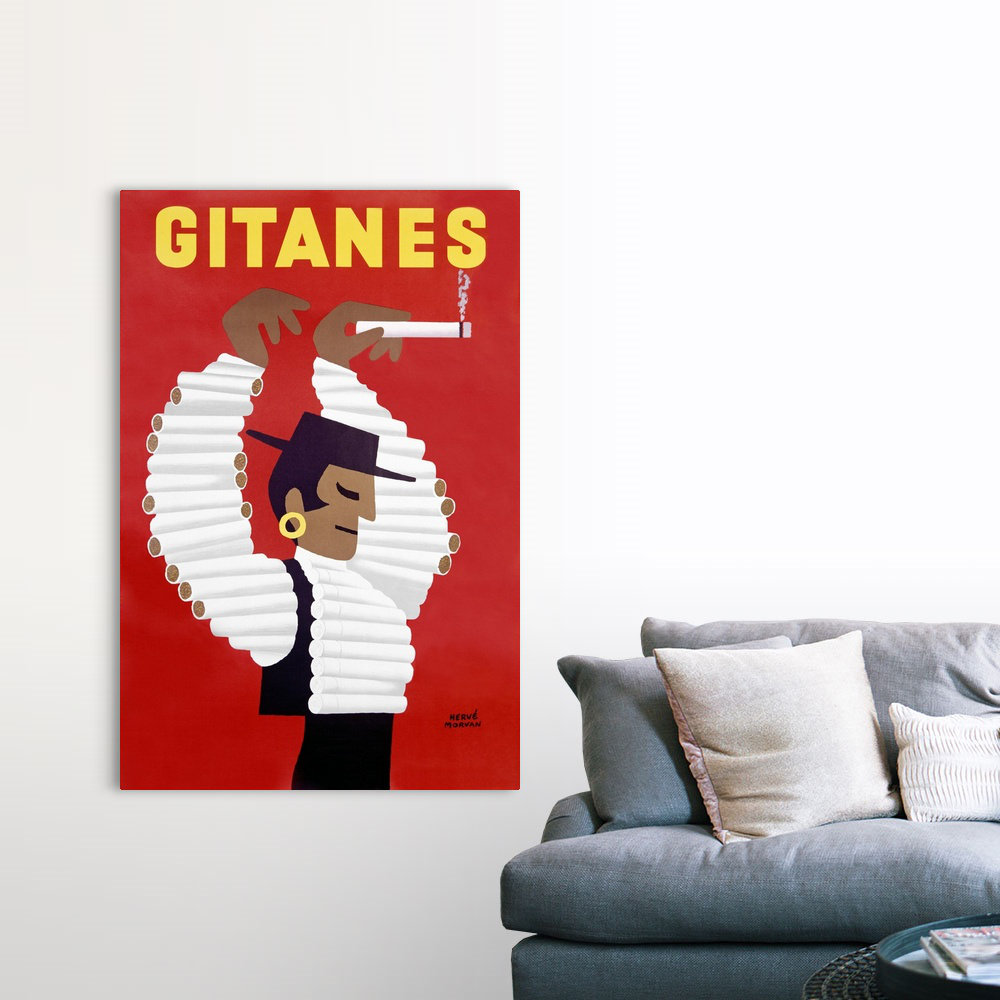 Trinx Gitanes, Cigarettes, Vintage Poster, By Herve Morvan by Herve ...