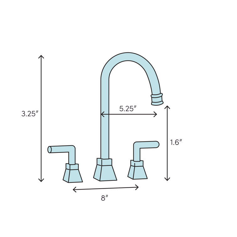 Newport Brass Colorado Widespread Faucet 2-handle Bathroom Faucet with ...