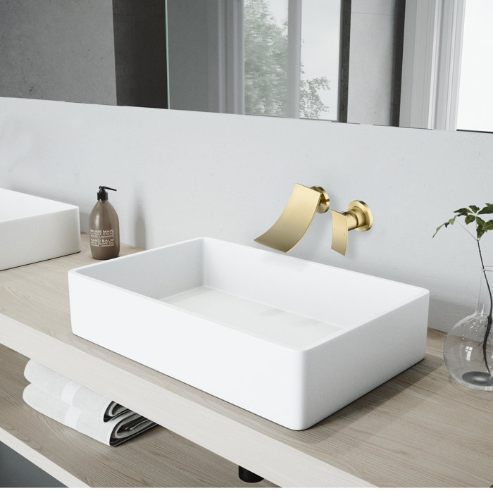 organnice Wall Mounted Faucet Single-handle Bathroom Faucet & Reviews ...