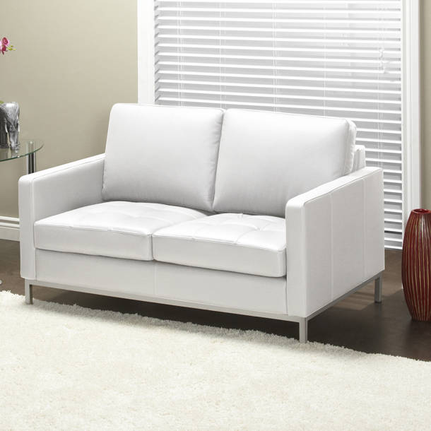 Orren Ellis Corniche 79'' Leather Sofa & Reviews | Wayfair