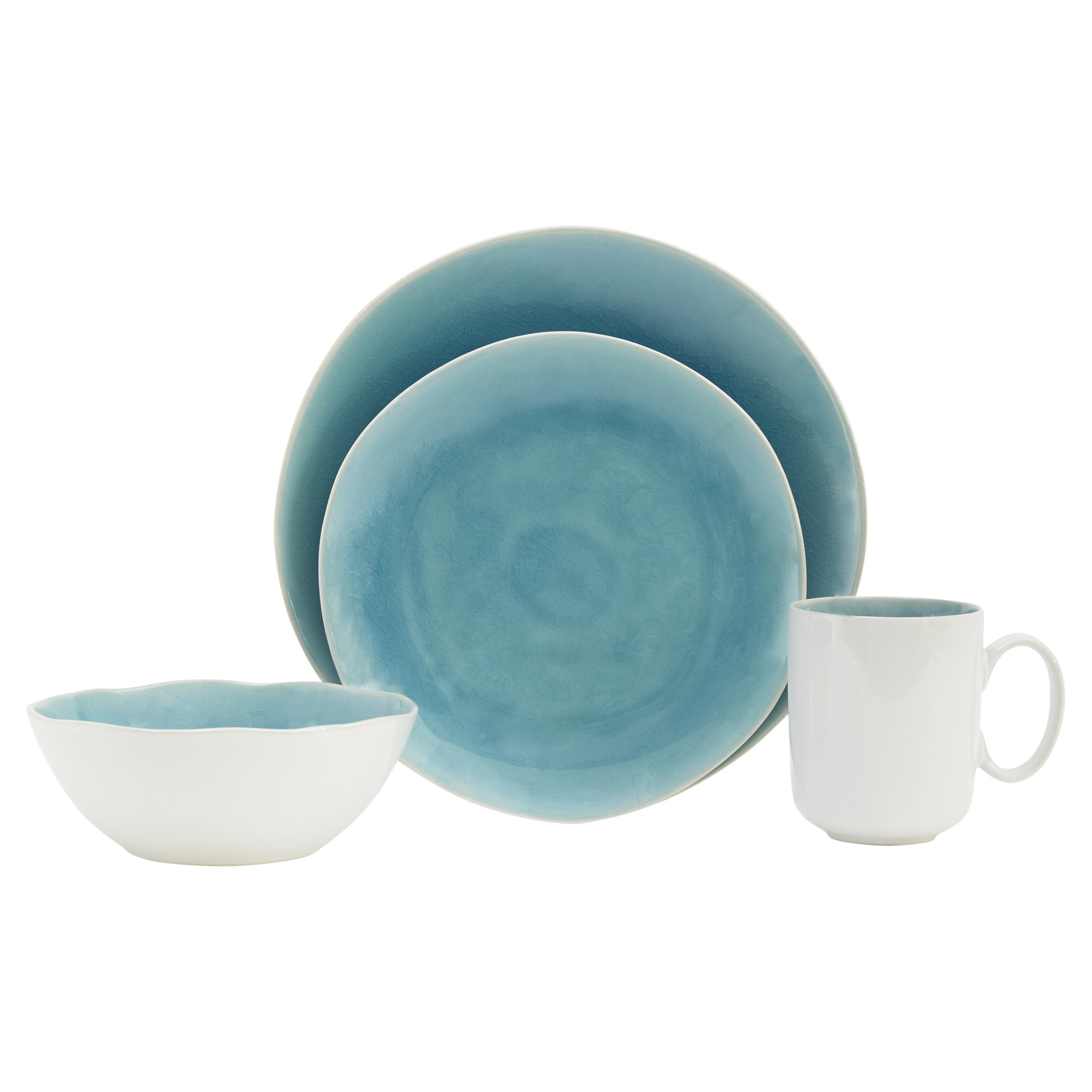 Baum Ceramic Dinnerware Set - Service for 4 | Wayfair