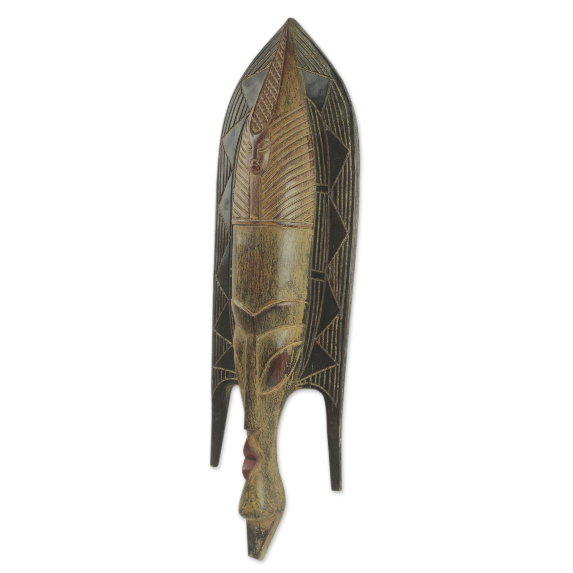 World Menagerie Original African Mask Crafted by Hand Wall Décor | Wayfair