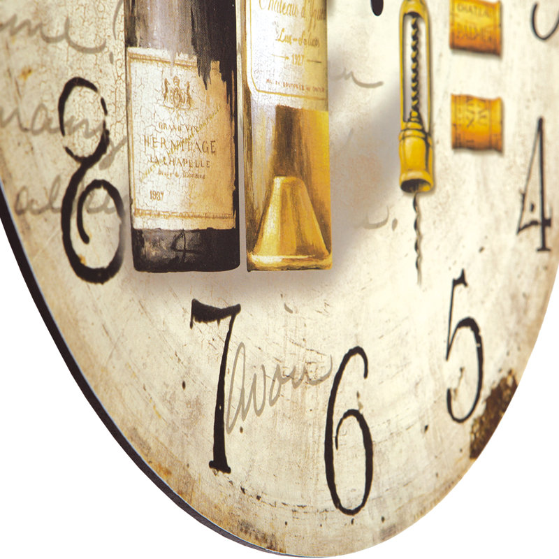 Fleur De Lis Living Cleo No Frame Wall Clock & Reviews | Wayfair