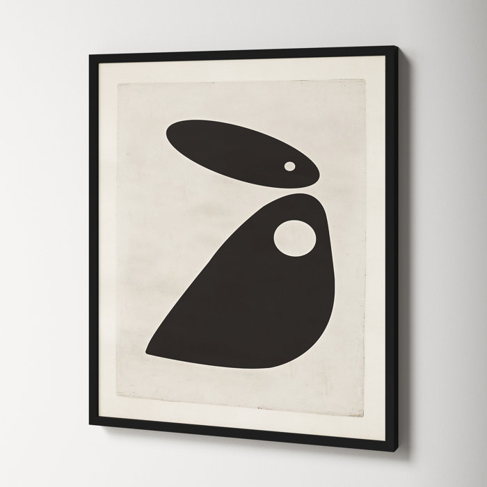 AllModern Mid Mod Shapes - Single Picture Frame Graphic Art | Wayfair